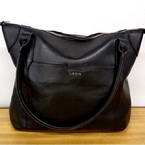 Lodis | Bags | Lodis Black Pebble Buttery Soft Leather Shoulder Bag 1x ...